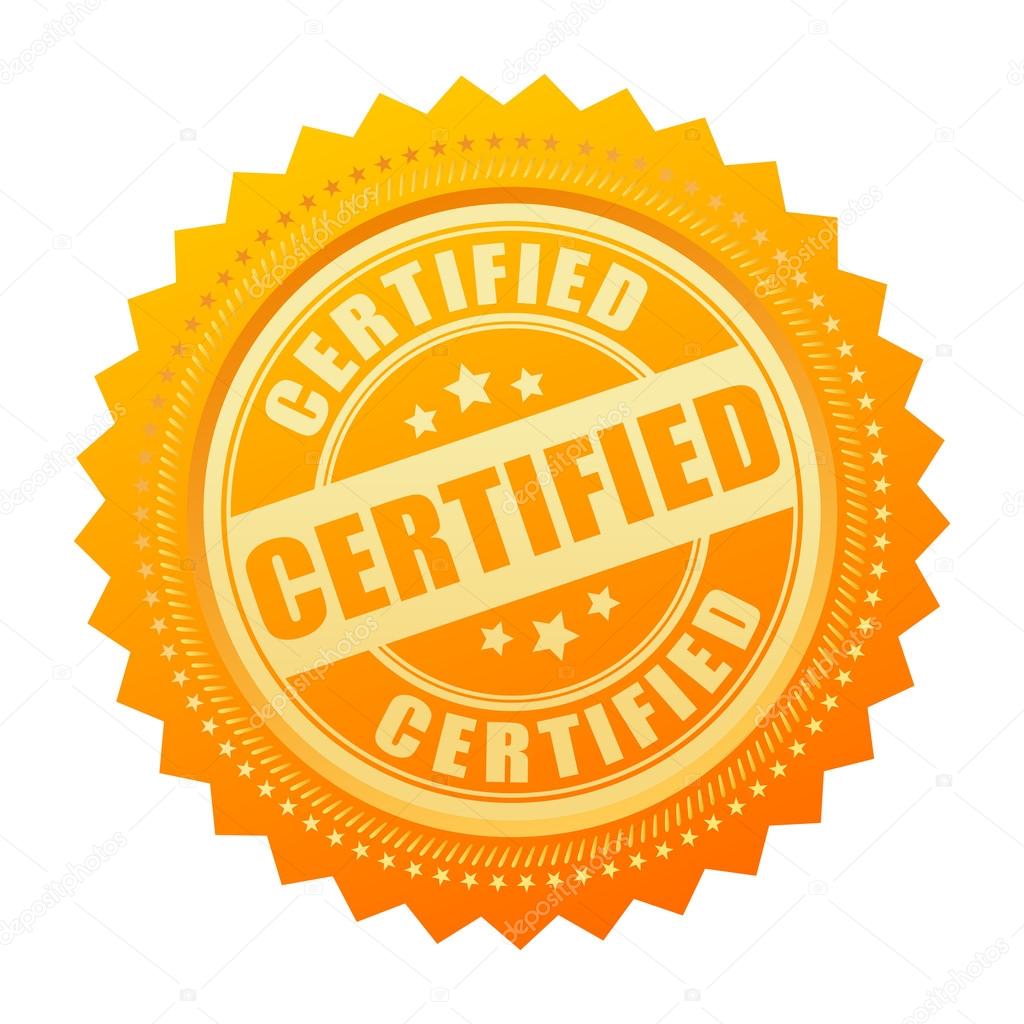 Certified gold certificate icon Stock Vector by ©Arcady 104007948
