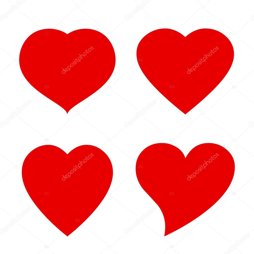 Vector icono de la forma del corazón Vector de stock #104008630 de ©Arcady