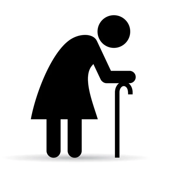 Elder lady pictogram Stock Vector Image by ©Arcady #118938702