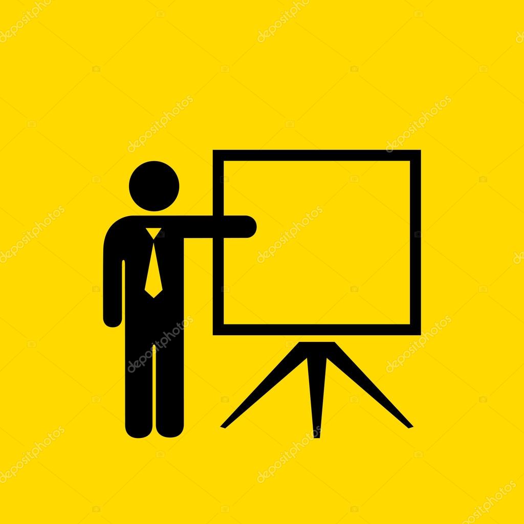 Teacher vector icon Stock Vector by ©Arcady 122116454