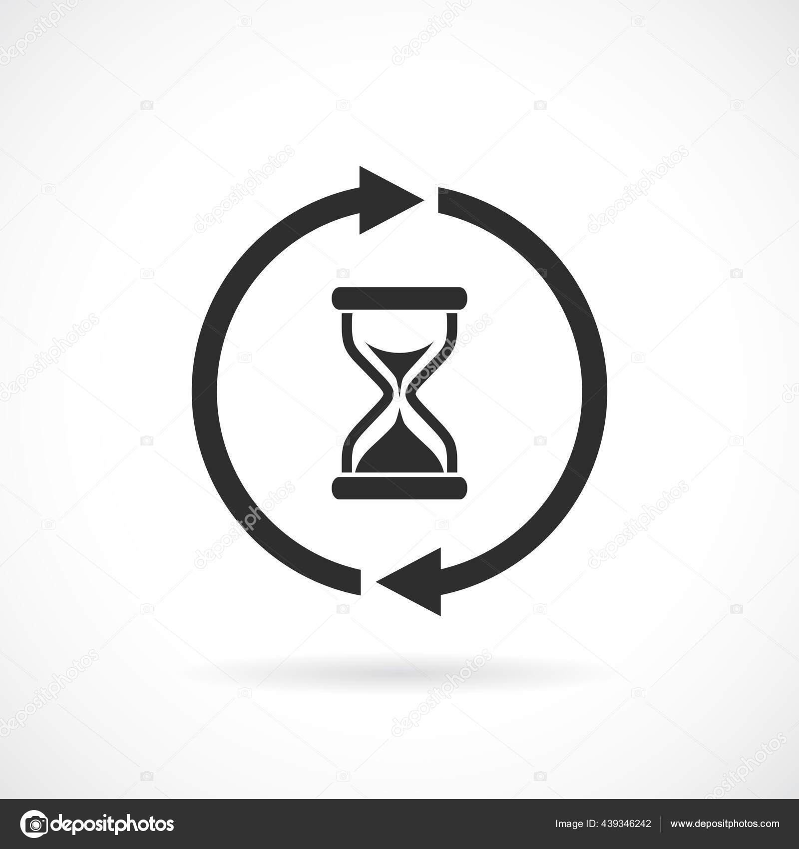 Waiting Time Web Vector Pictogram Stock Vector Image by ©Arcady #439346242