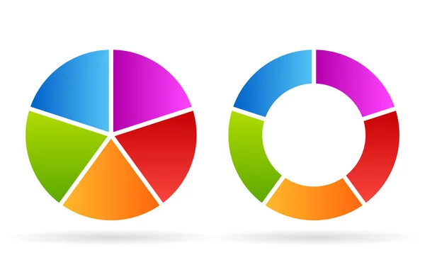 Five segment circle Vector Art Stock Images | Depositphotos