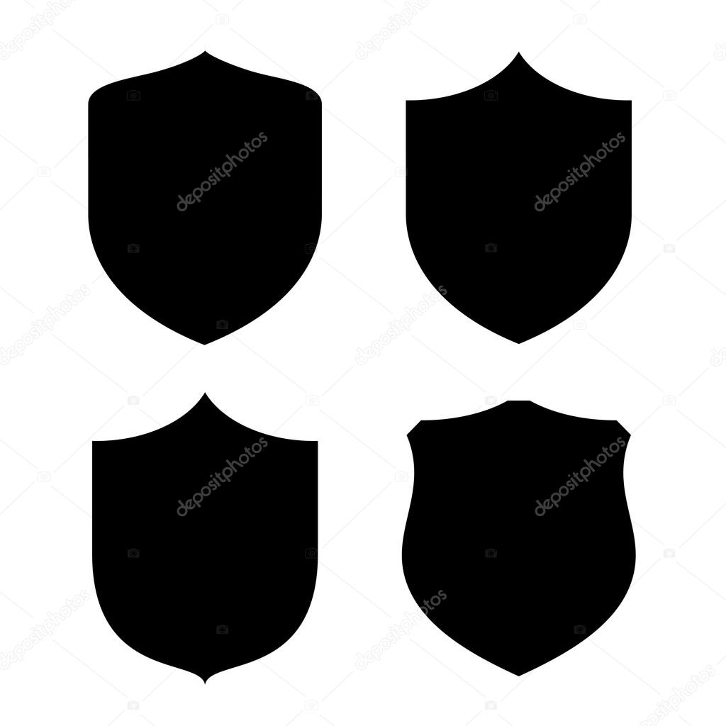 Shield Shapes Vector