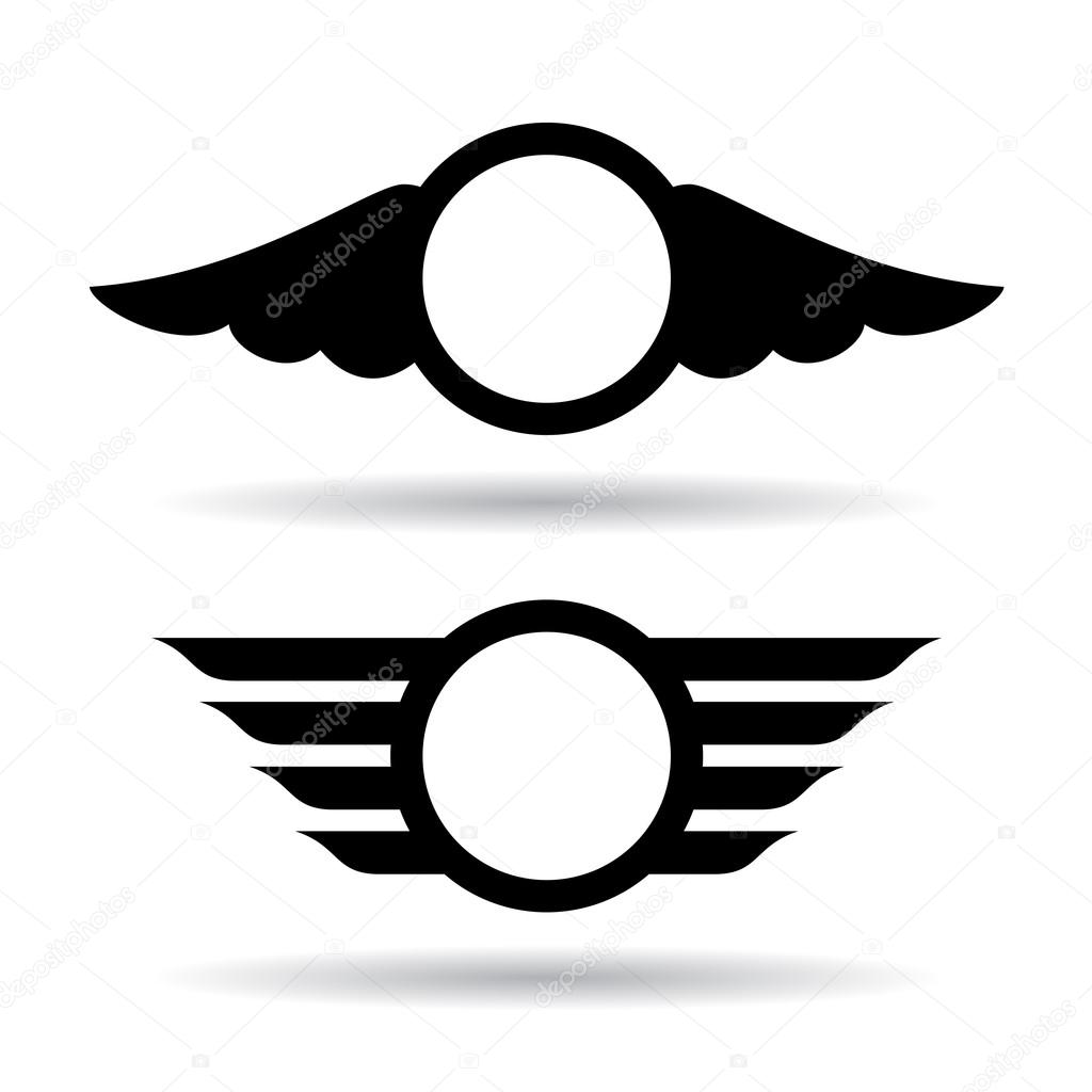 Circle Wings Vector