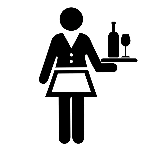 2,103 Waitress icon Vector Images | Depositphotos