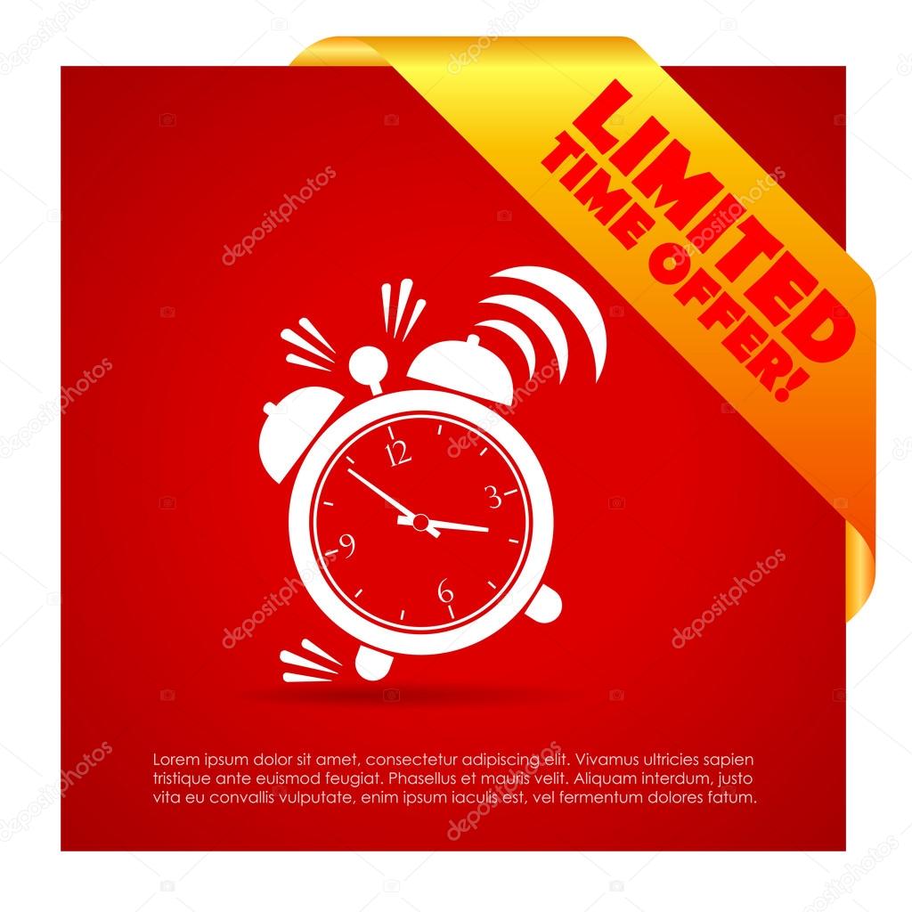 Limited time offer poster — Stock Vector © Arcady #76705115