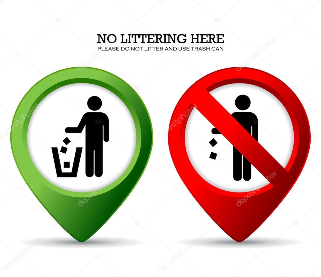 No Littering Symbol
