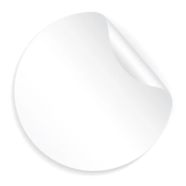 Vector blank bent sticker Stock Vector Image by ©th3fisa #42558687