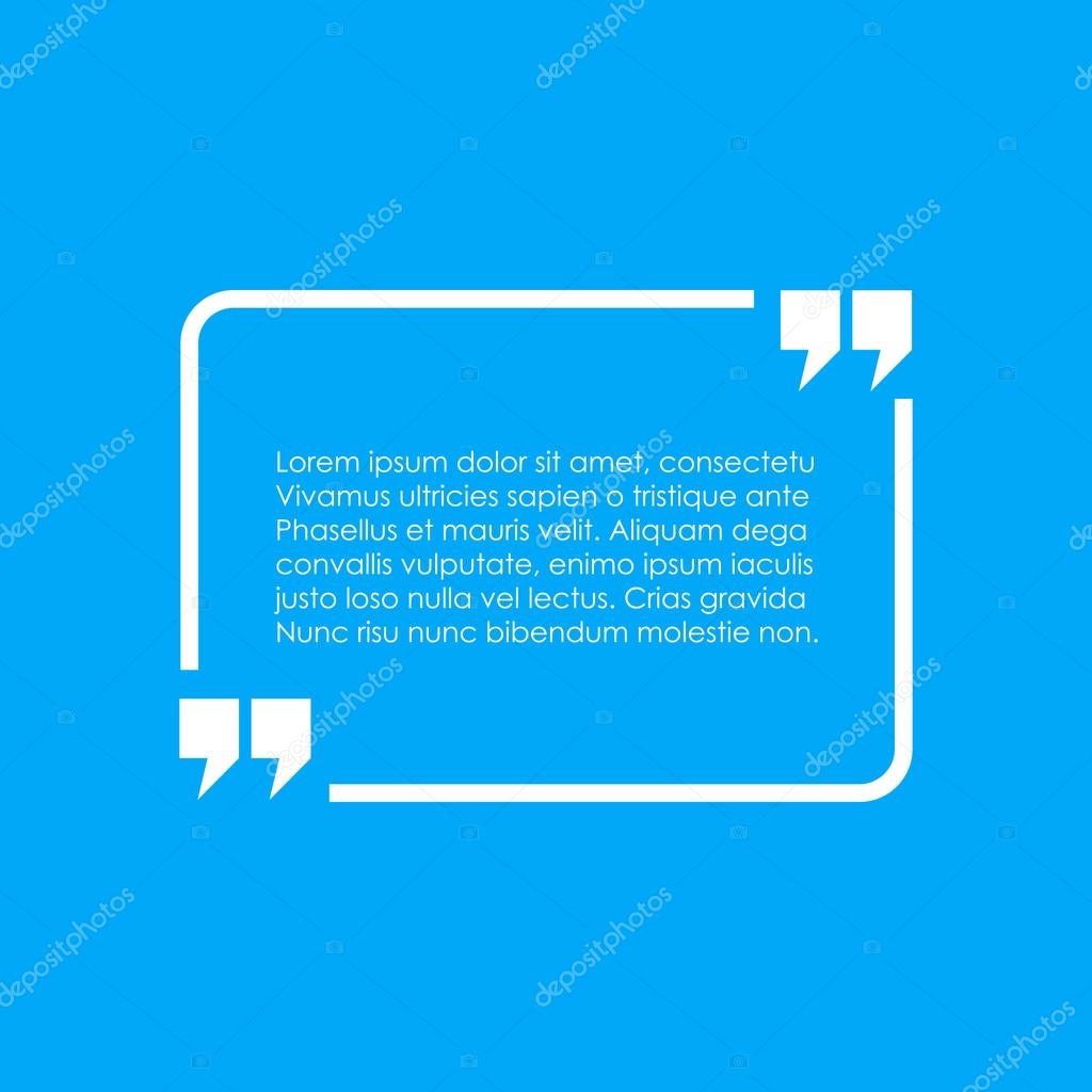 Quote text box Stock Vector Image by ©Arcady #86757482