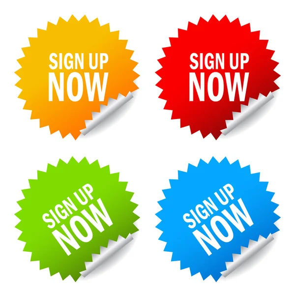 Sign up now Vector Art Stock Images | Depositphotos