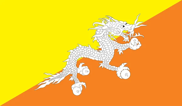 Bandeira de butan Vector Art Stock Images | Depositphotos