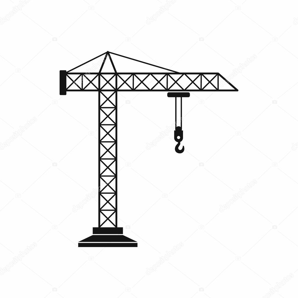 Construction crane icon, simple style Stock Vector Image by ©ylivdesign ... Construction crane icon, simple style Stock Vector Image by ©ylivdesign ...