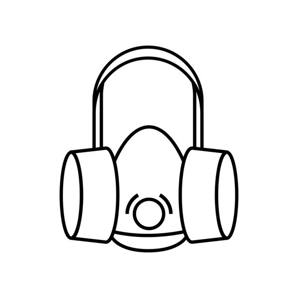 Gas half mask icon, flat style Stock Vector Image by ©ylivdesign #127890322