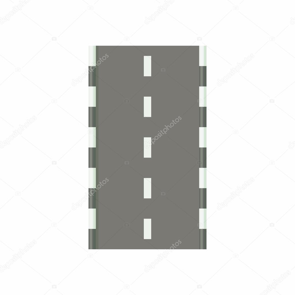 Road icon in cartoon style Stock Vector by ©ylivdesign 114541438