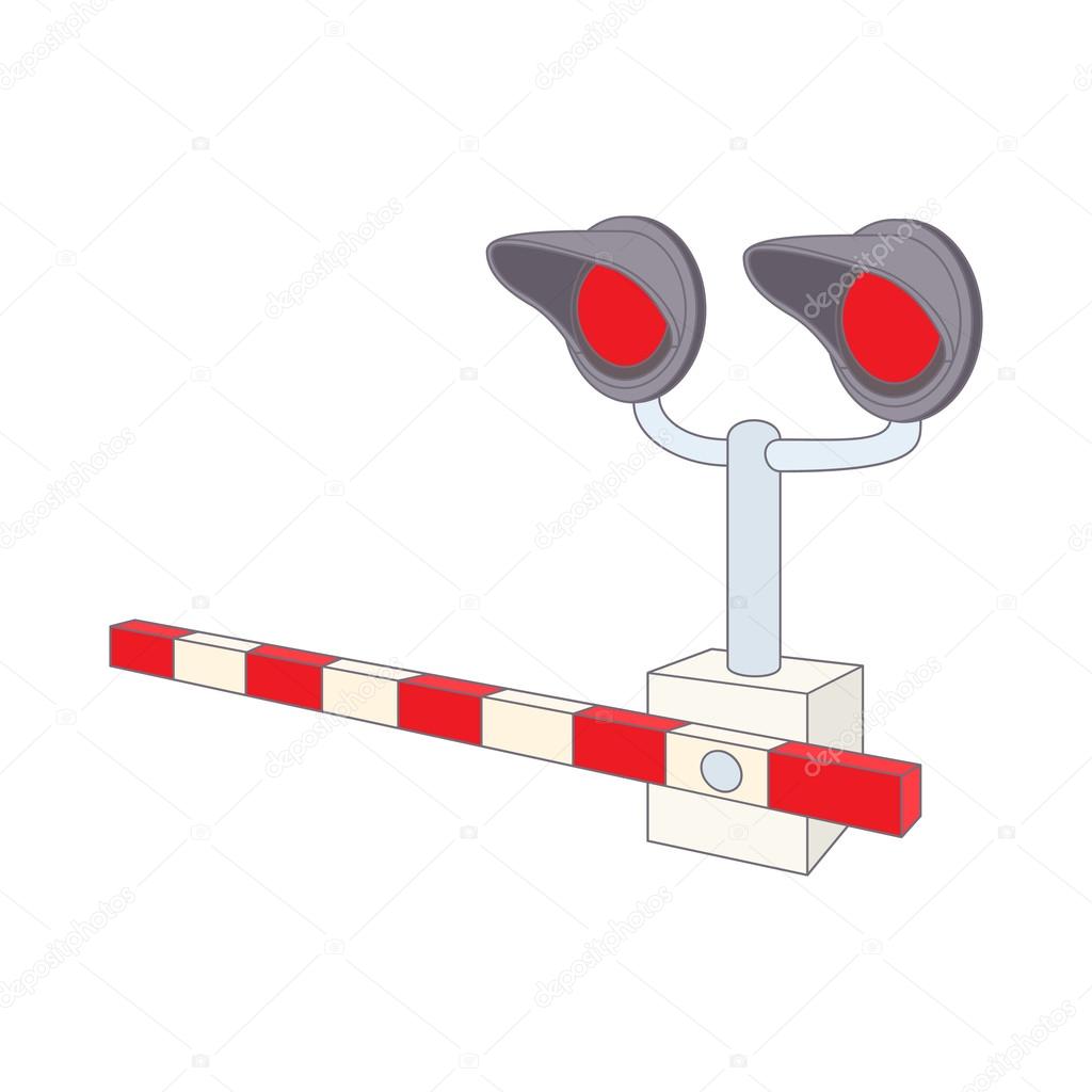 Cartoon Railroad Crossing Signs
