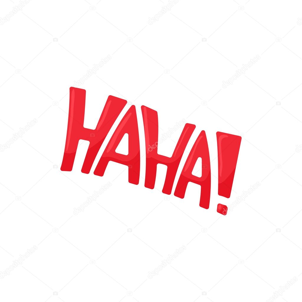 Haha icon in cartoon style Stock Vector Image by ©ylivdesign #116386164