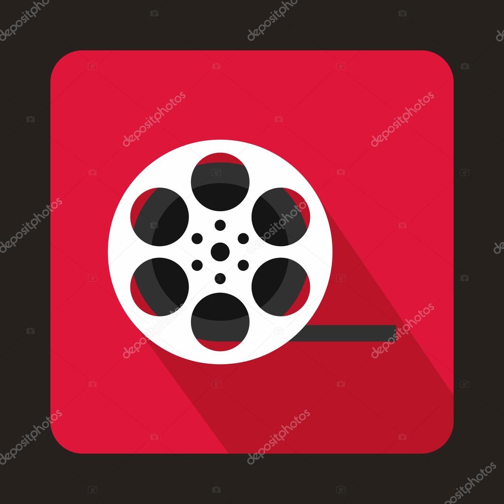 Movie Reel Background Red