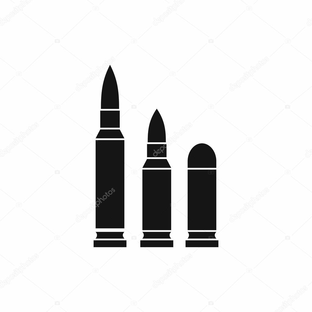 Bullets icon, simple style Stock Vector Image by ©ylivdesign #117919476