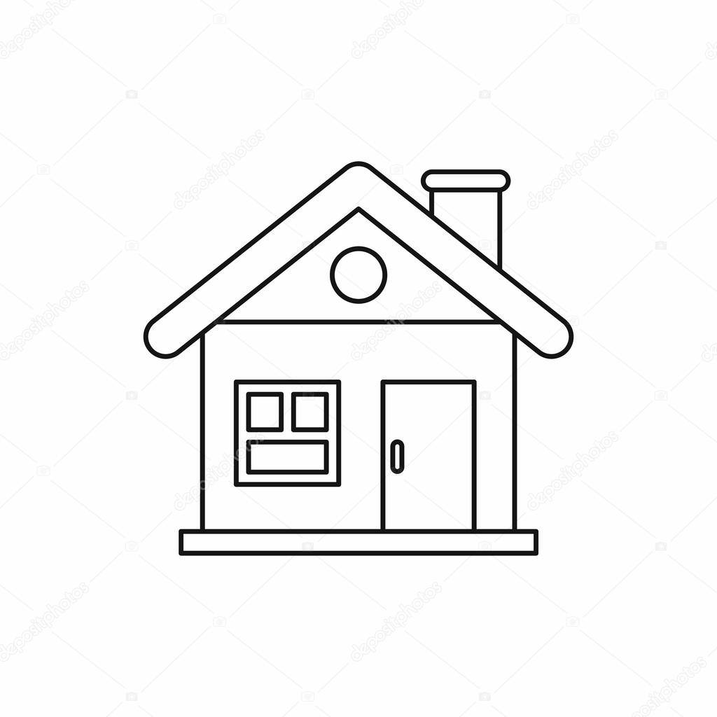 House icon, outline style — Stock Vector © ylivdesign #119973608 House icon, outline style — Stock Vector © ylivdesign #119973608