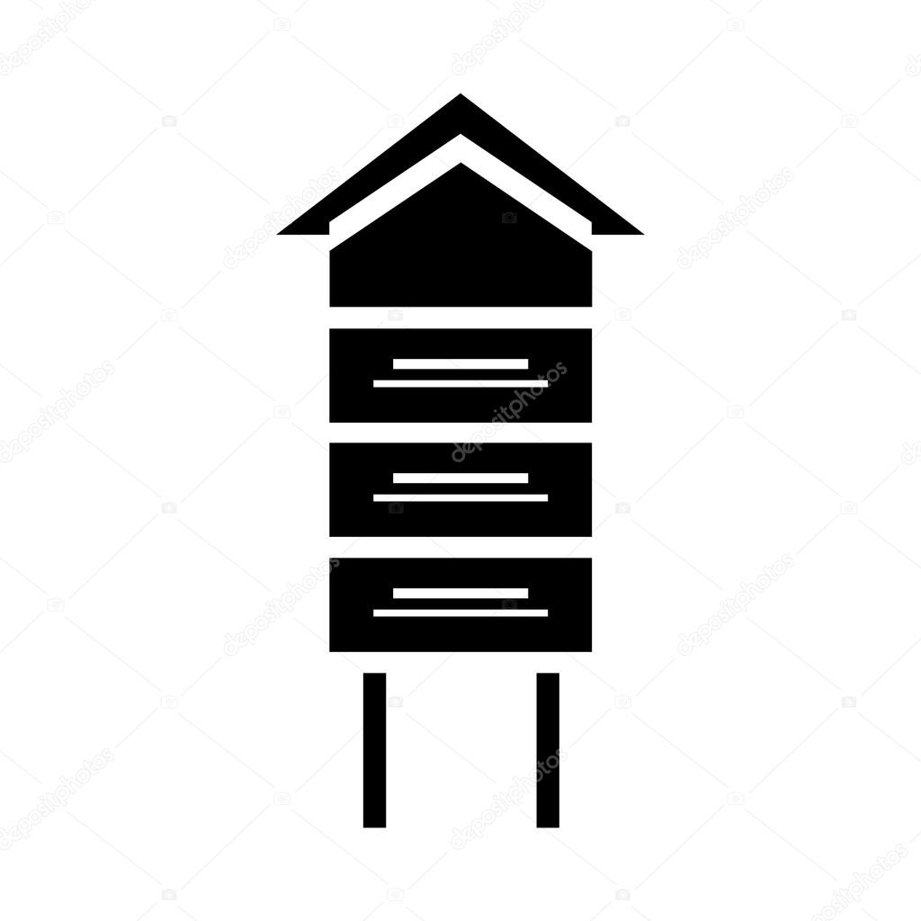 Traditional beehive icon, simple style Stock Vector by ©ylivdesign ...
