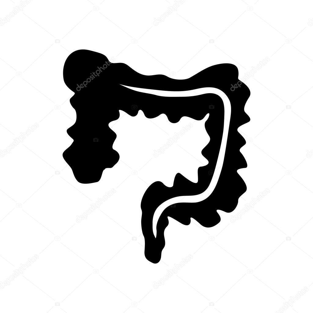 Human colon icon, simple style — Stock Vector © ylivdesign #120495964