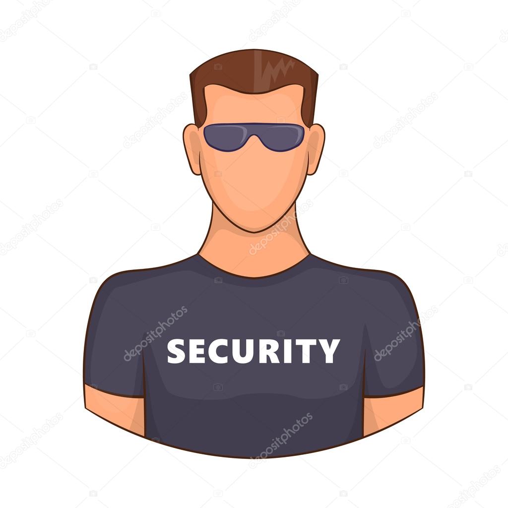 Dibujos: seguridad | Guardia de seguridad icono masculino, estilo de ...