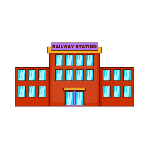 Railway station cartoon Vector Art Stock Images | Depositphotos