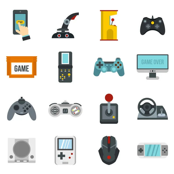 Video game icons set — Stock Vector © bioraven #16908897