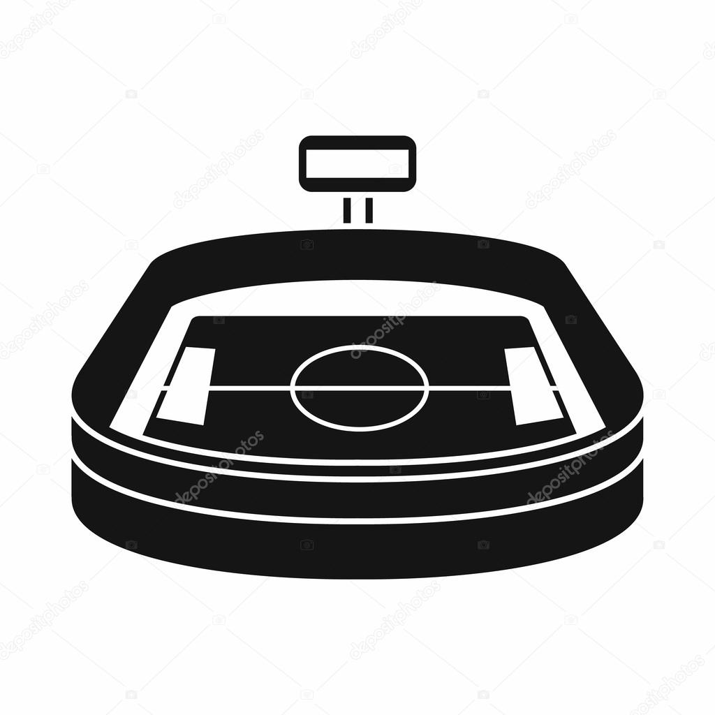 Stadium icon in simple style Stock Vector Image by ©ylivdesign #122691700
