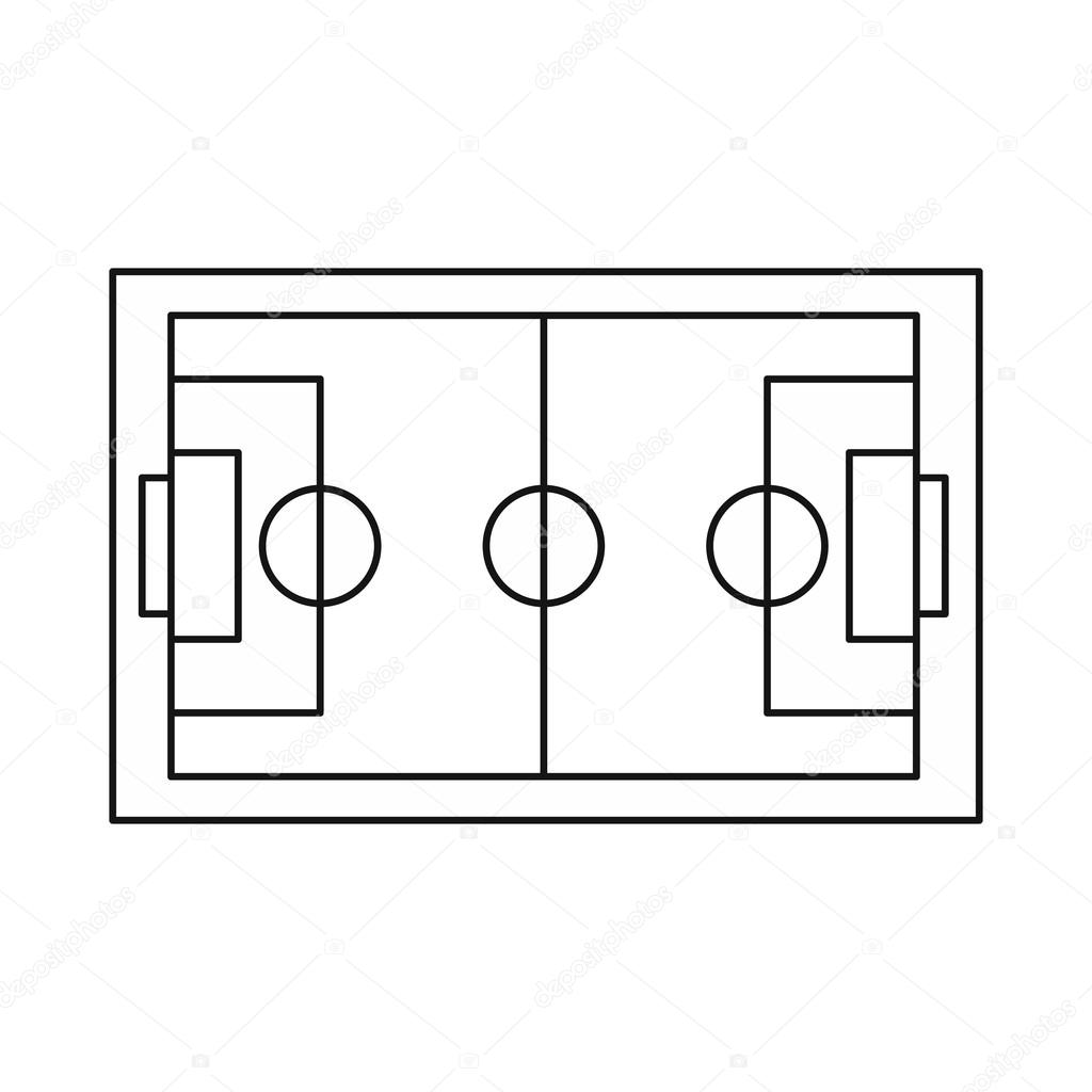 Football Field Outline