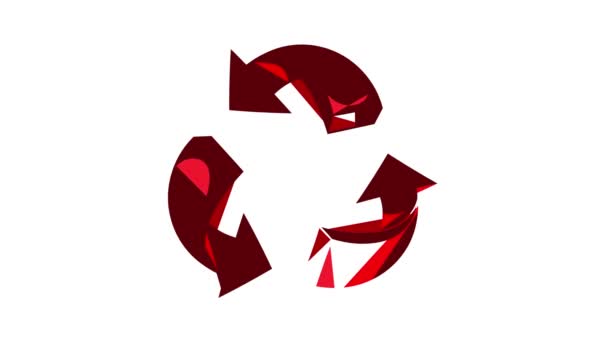 Red arrow recycling icon animation Stock Video Footage by ©ylivdesign ...