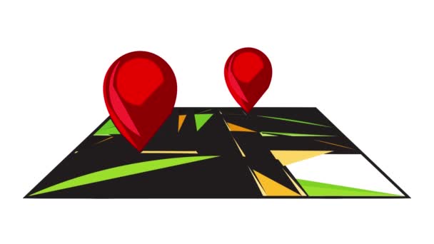 Map icon with Pin Pointer Stock Vector by ©delices_89 64302369