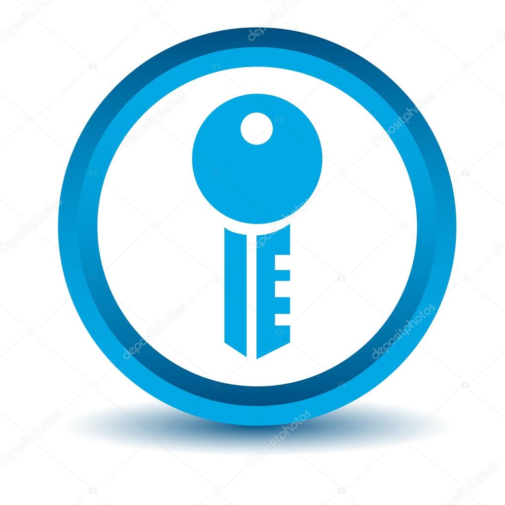 Blue key icon Stock Vector Image by ©ylivdesign #66427707