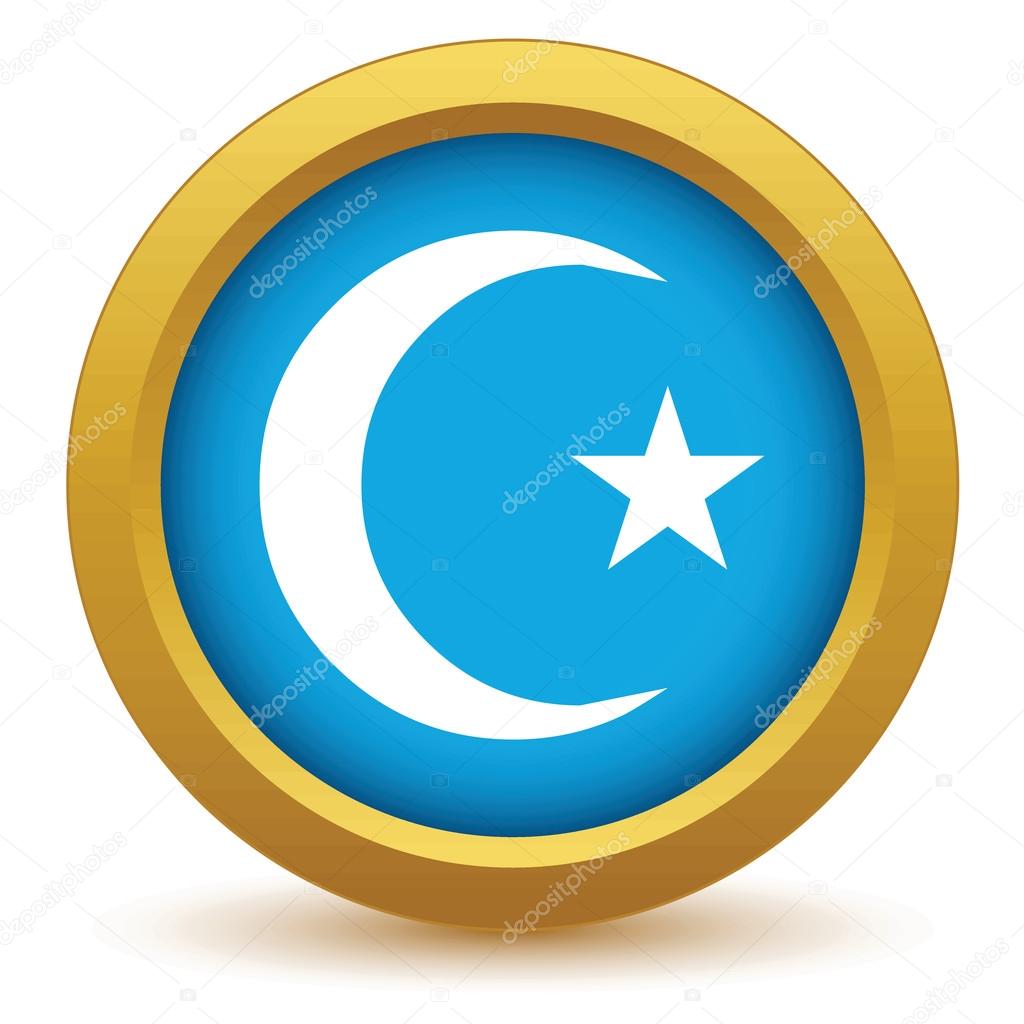 Blue Islam Symbol