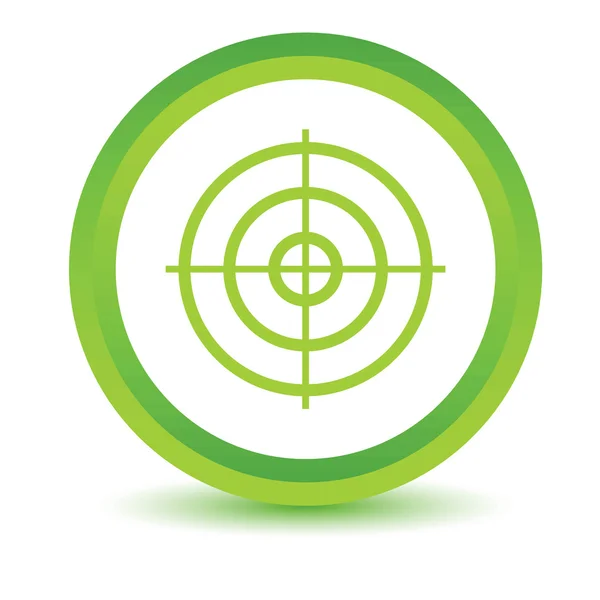 target green glossy icon on white background — Stock Photo © alexwhite ...
