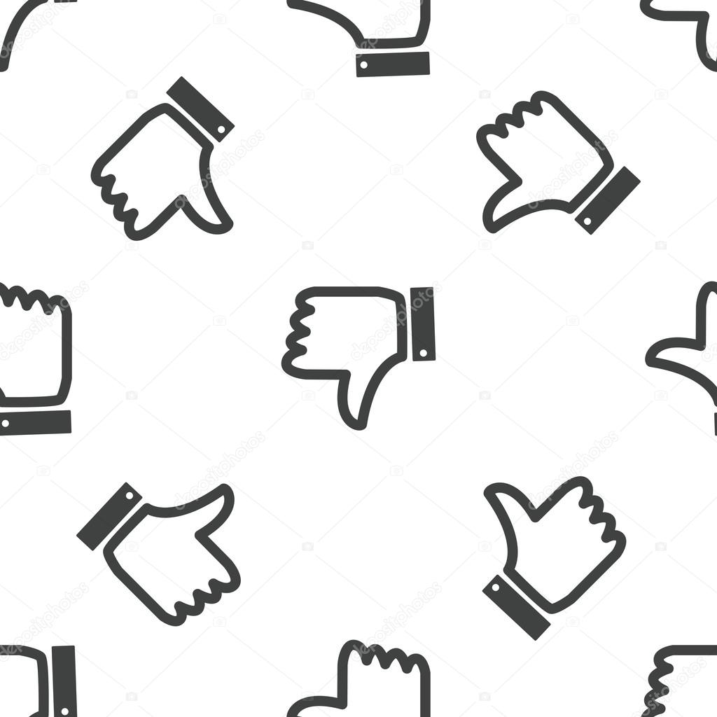 Dislike pattern Stock Vector Image by ©ylivdesign #75344011