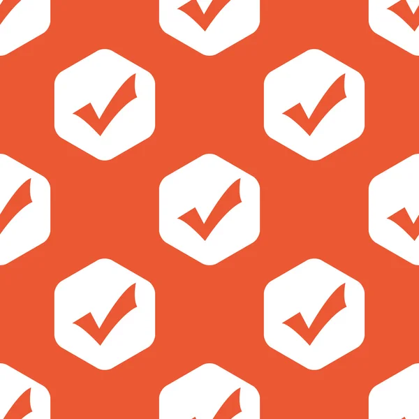 Orange tick mark pattern Vector Art Stock Images | Depositphotos