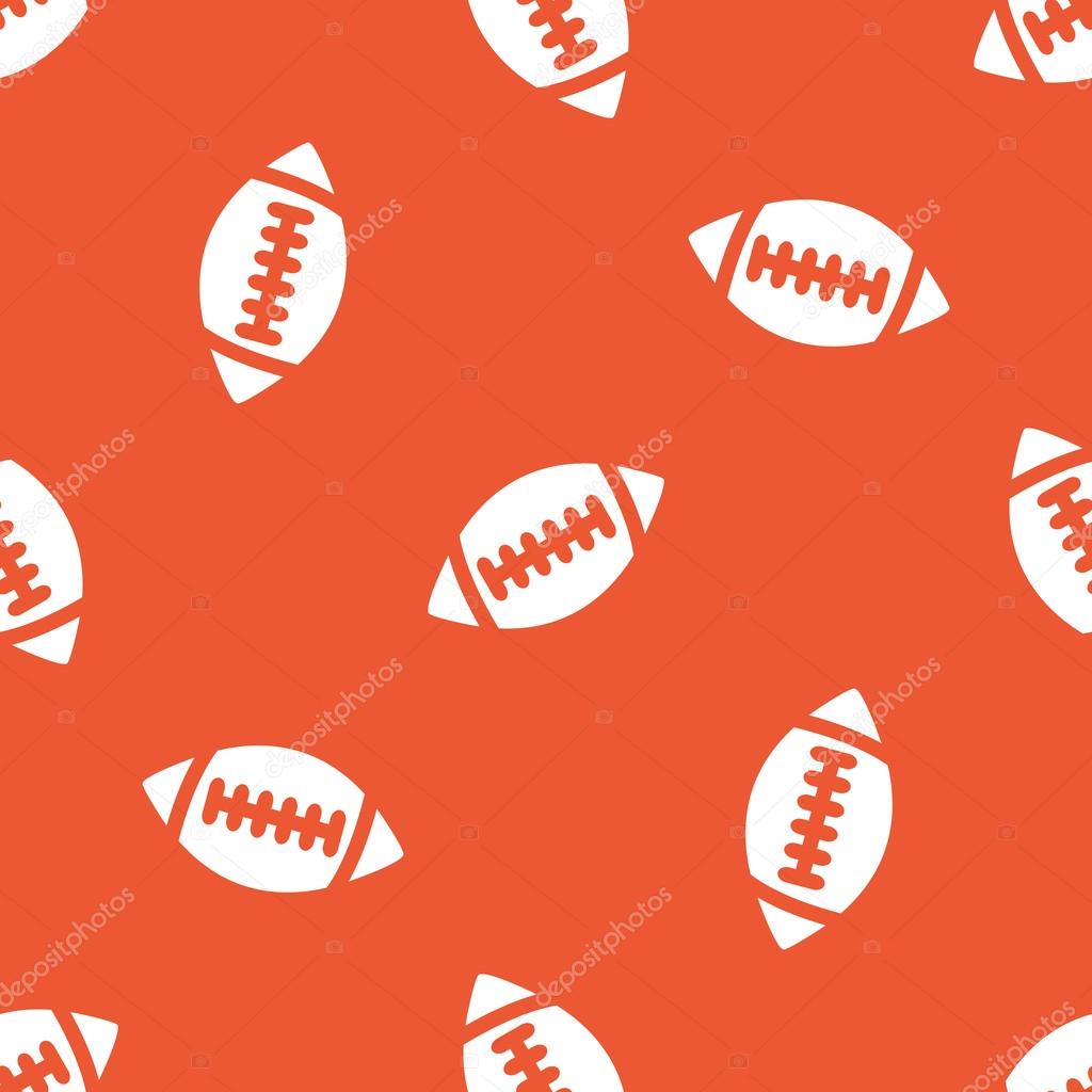 Orange rugby pattern Stock Vector Image by ©ylivdesign #78426858