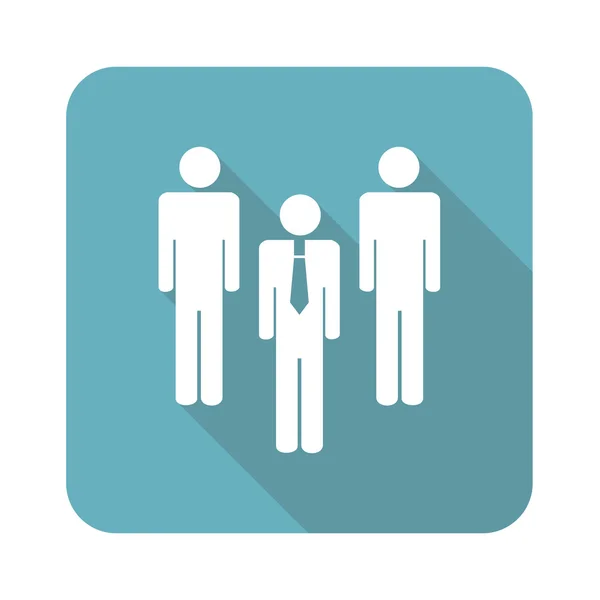 Group of people icon, flat style Stock Vector by ©ylivdesign 124215480