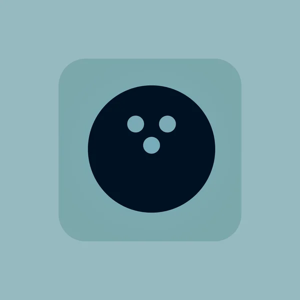 Pale blue bowling icon - Stock Image - Everypixel