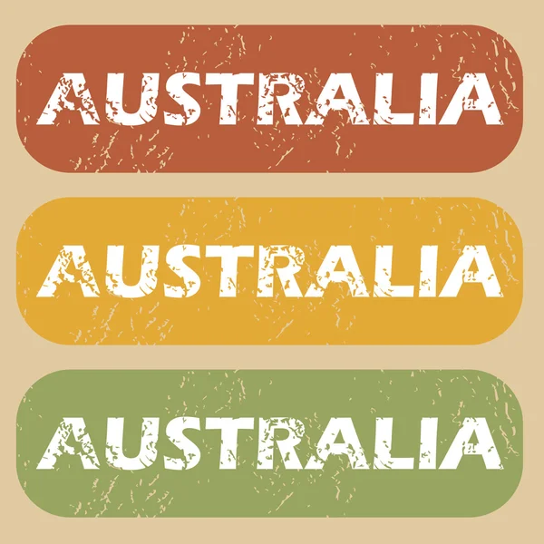 Australia stamp Vector Art Stock Images | Depositphotos
