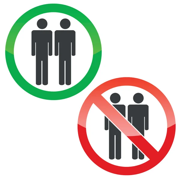 Man permission signs set Stock Vector Image by ©ylivdesign #79502334