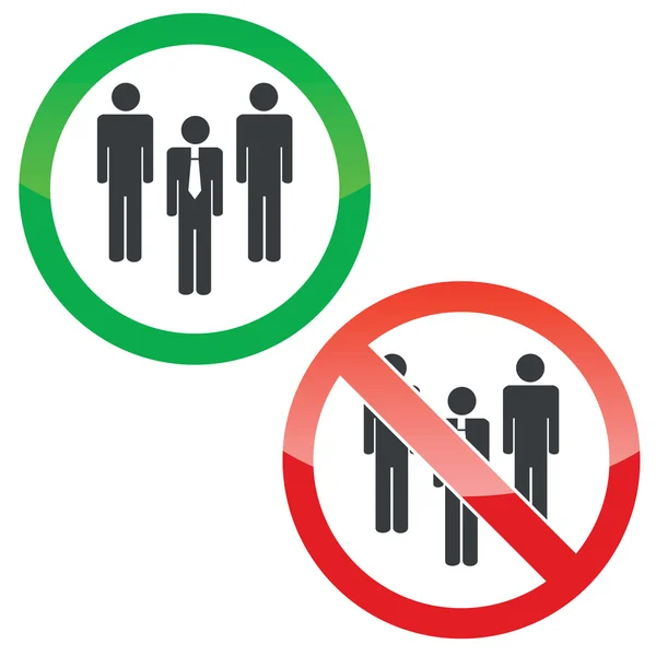 Man permission signs set Stock Vector Image by ©ylivdesign #79502334