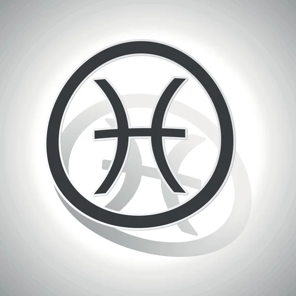 Pisces sign sticker Vector Art Stock Images | Depositphotos