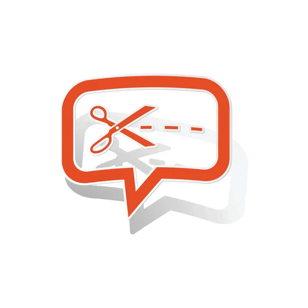 Cut message icon Stock Vector Image by ©ylivdesign #75866467