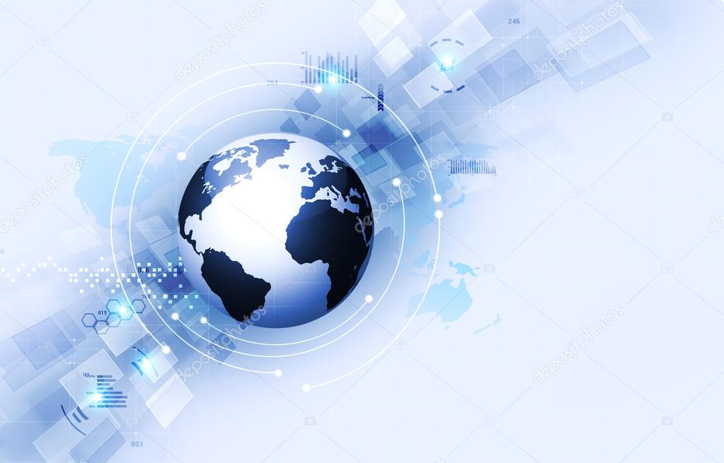 Technology Abstract Blue Interface Stock Photo by ©alexaldo 102017940
