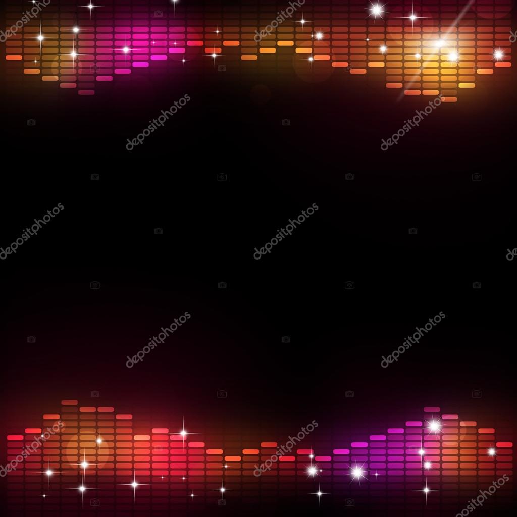 Disco Music Equalizer Party Background — Stock Photo © alexaldo #71728313