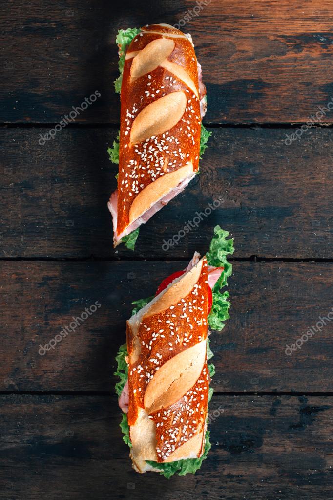Two sandwich Stock Photo by ©uroszunic 58453731