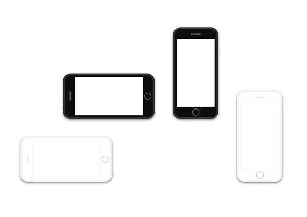 Phone 4 colors layout template Stock Vector by ©realcg 100818556