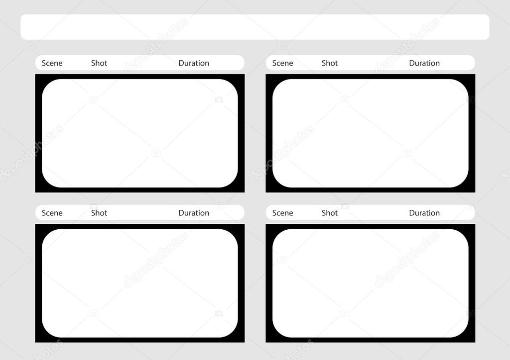 Storyboard Template 4 Boxes